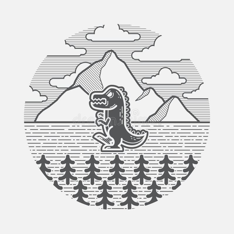 Dinosaur Line Art Stock Illustrations – 1,699 Dinosaur Line Art Stock ...