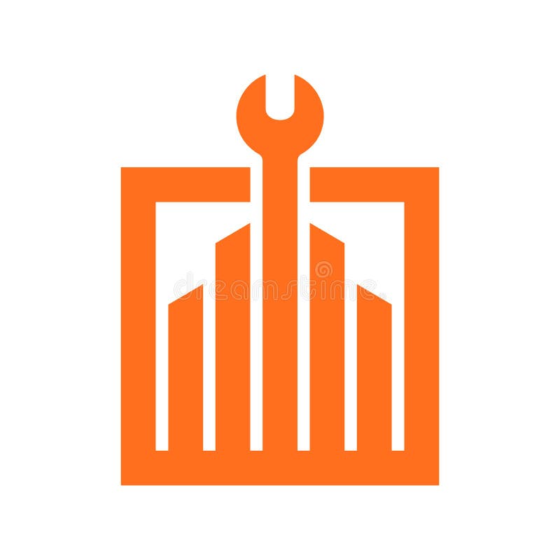 Strong tool building logo stock vector. Illustration of interior ...