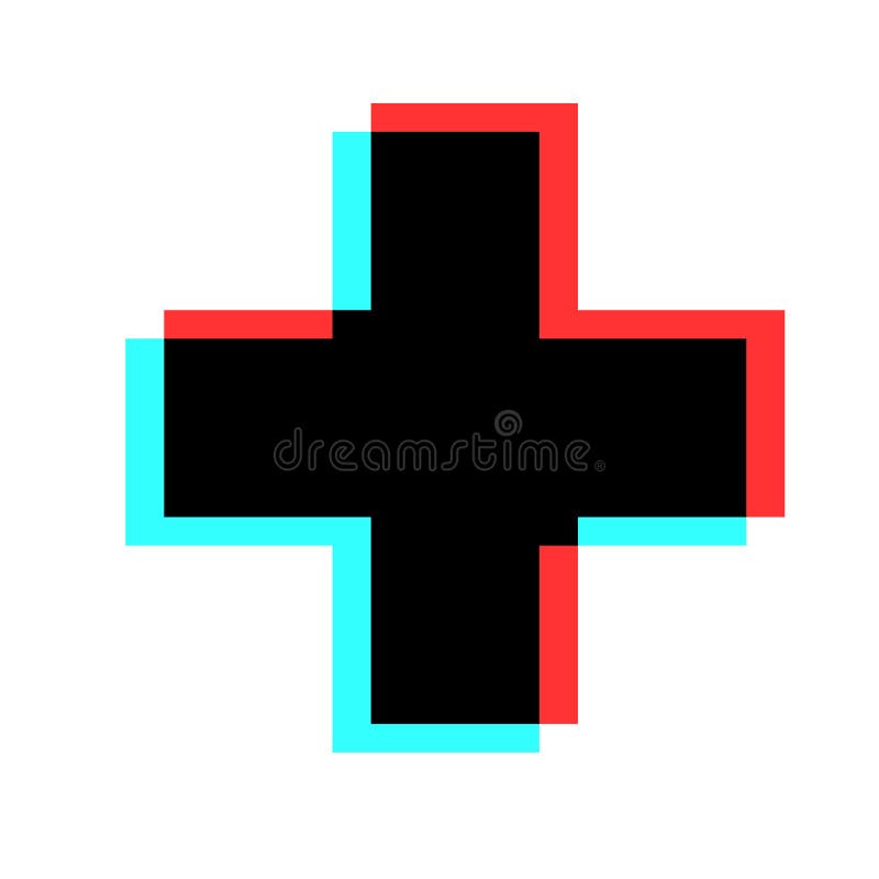 Simple Illustration of Medical Cross. Isolated Flat Icon Stock Vector ...