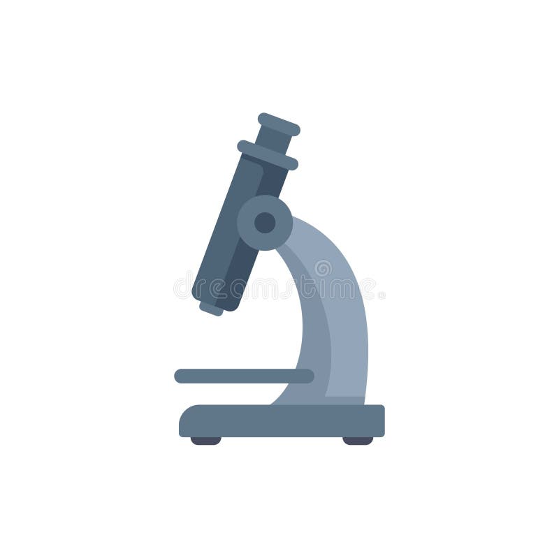 Microscope Standing on White Background for Scientific Research Stock ...