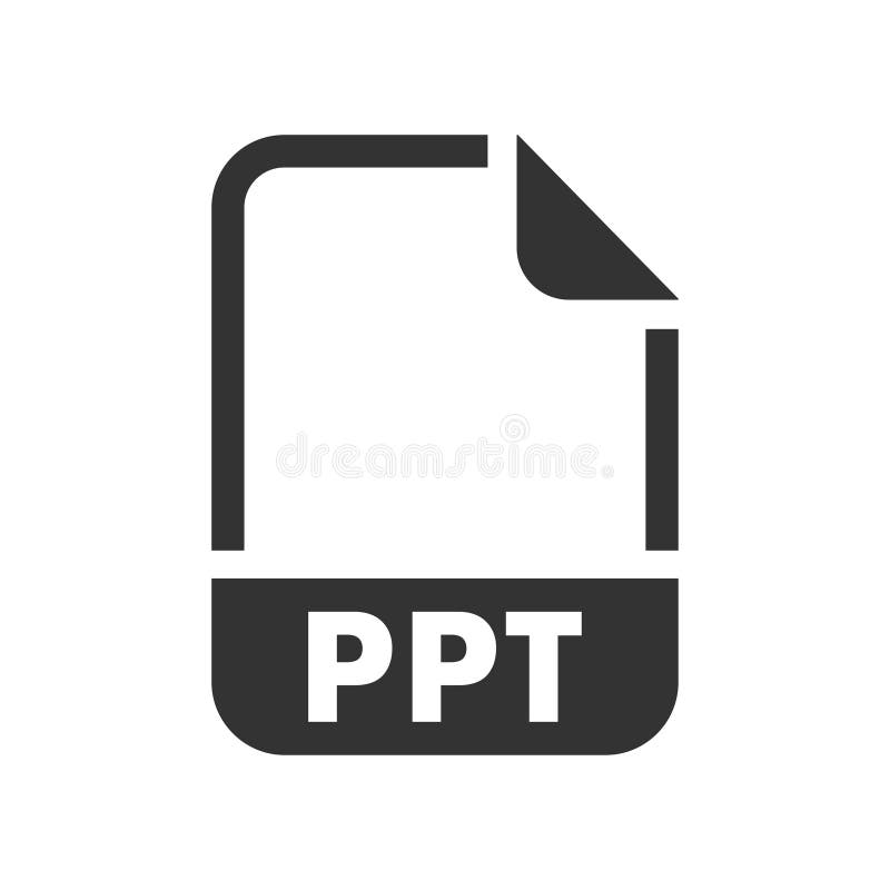 PPT File format icon stock vector. Illustration of document - 175123116
