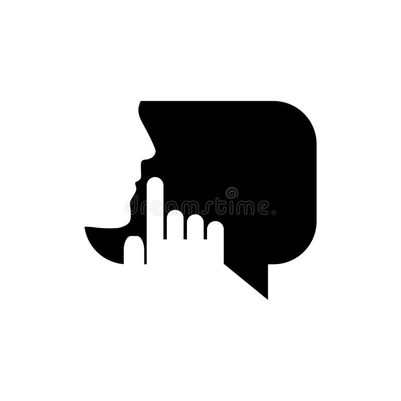 Silence Logo Stock Illustrations – 2,605 Silence Logo Stock ...