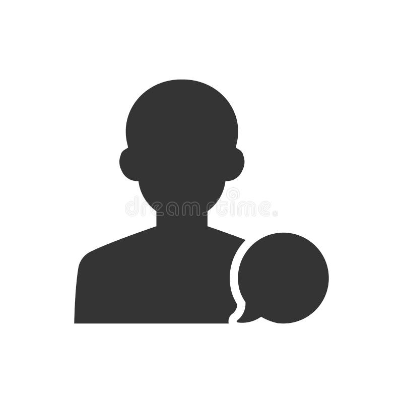 Simple Illustration of a Support Icon Stock Vector - Illustration of ...