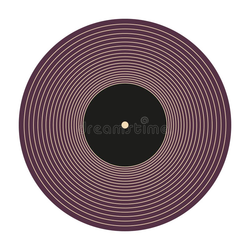 Simple Vector Illustration of a Vintage Retro Plate Stock Vector ...