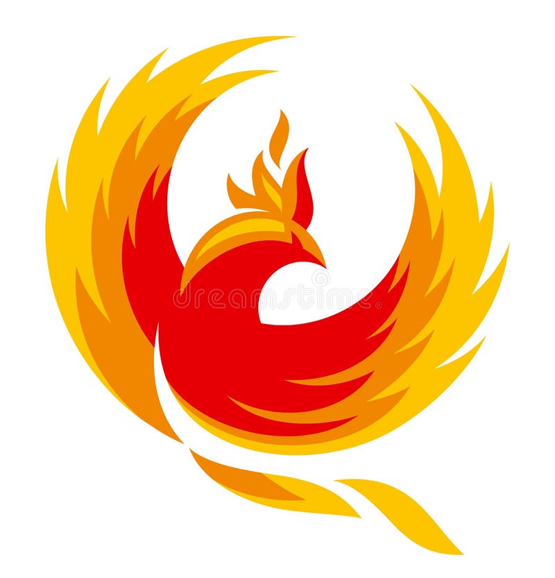 Firebird Abstract Illustration Stock Vector - Illustration of vector ...