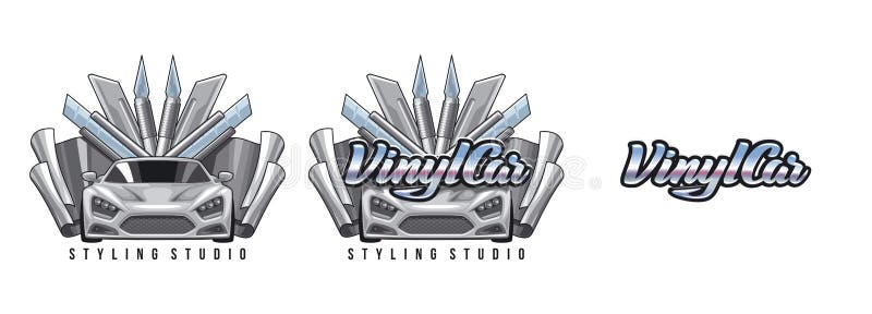 Illustration for Vinyl Studio Emblem Stock Vector - Illustration of ...