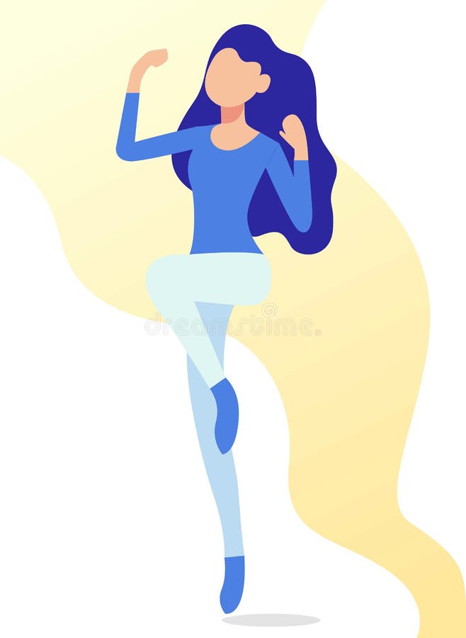 Excitement Jumping Indicates Disco Dancing and Activity Stock ...