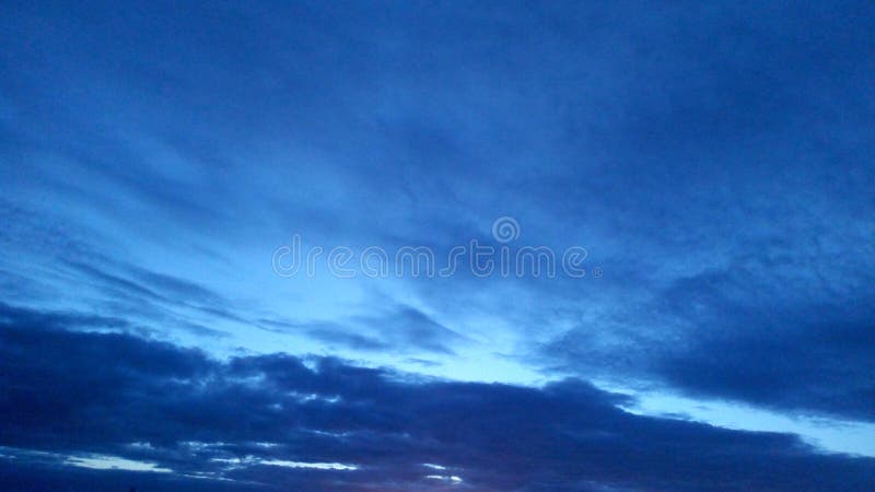 A Simple Image. the Beauty of the Sky and Clouds without the Smoke of ...