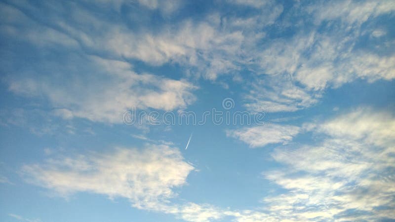 A Simple Image. the Beauty of the Sky and Clouds without the Smoke of ...