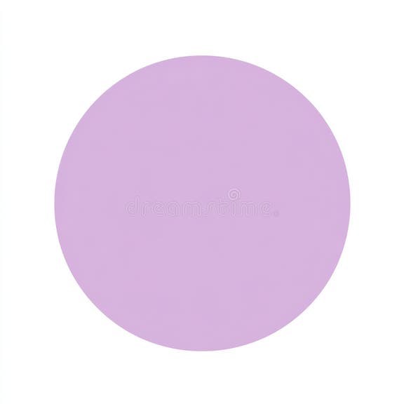 Light Purple Circle on White Background Stock Illustration ...