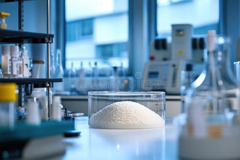 A Simple Image of a Pile of Rice Sitting on a Kitchen Counter Stock ...