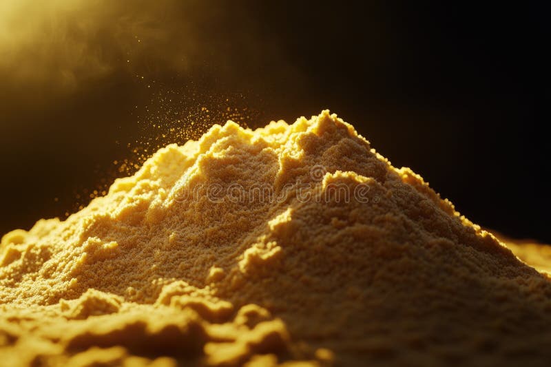 A Simple Image of a Pile of Sand Sitting on Top of a Table Stock Photo ...