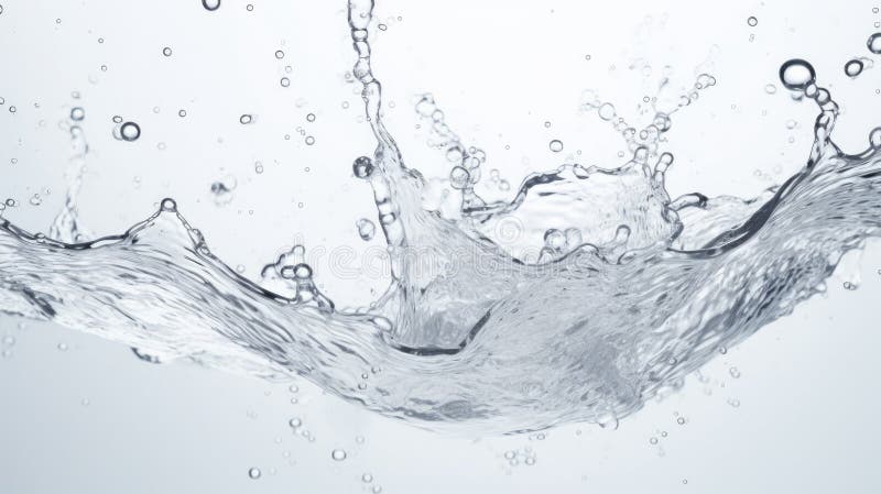 A Simple Image of Water Splashing on a White Background. Perfect for ...