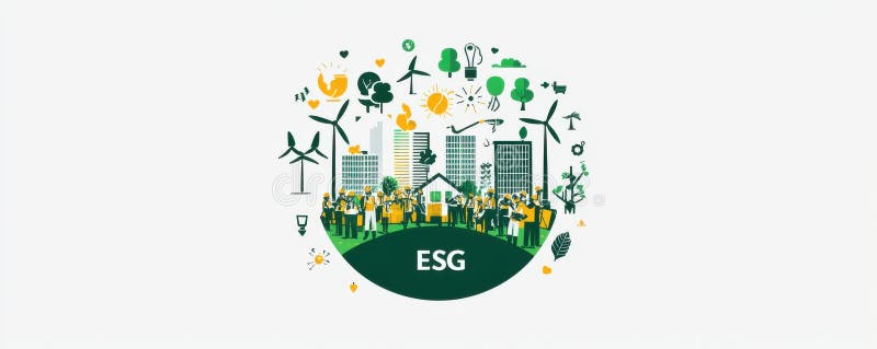Simple yet Impactful Illustration of ESG Principles and Sustainability ...