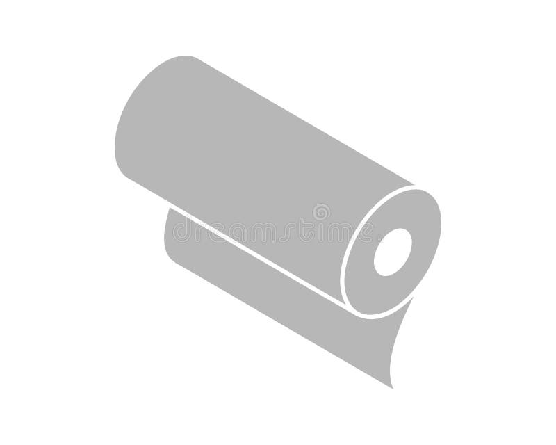 Simple yet Impactful Isometric Illustration of a Roll of Paper. Perfect ...