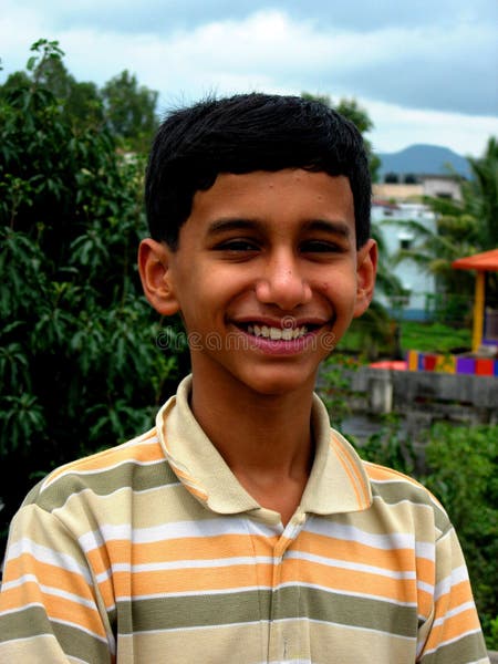 Simple Indian Boy stock image. Image of innocent, teen - 2411699