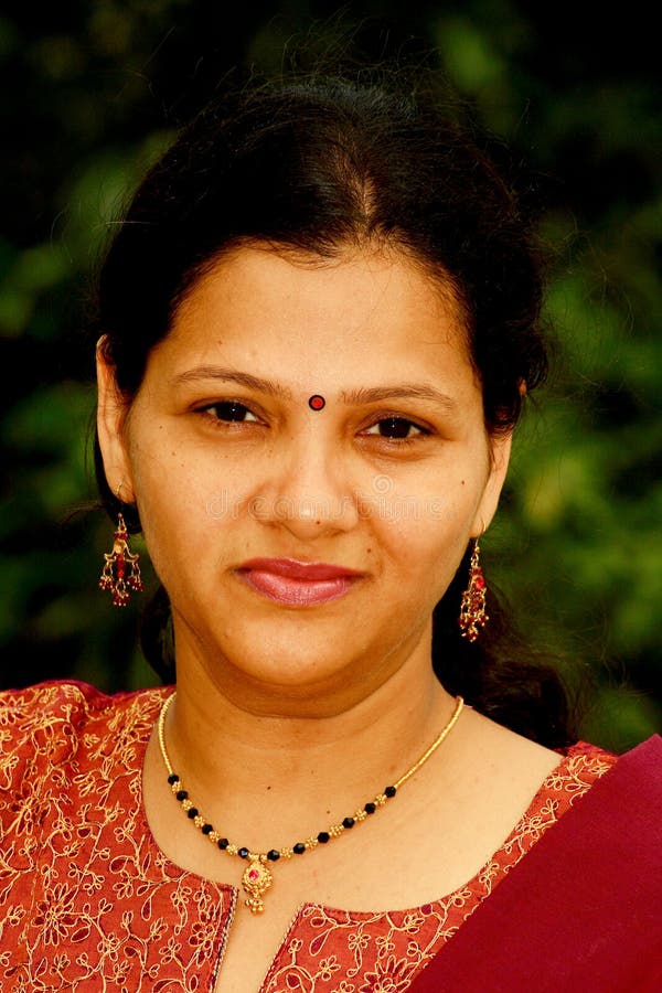 Simple Indian Woman stock photo. Image of style, simple - 3349008