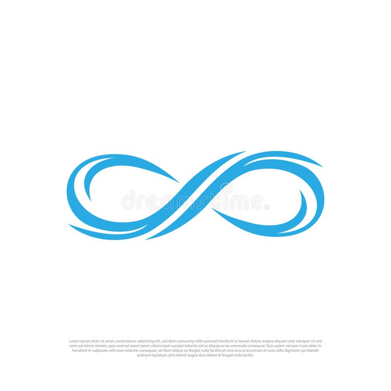Simple Infinite Icon Logo Design Vector Template Stock Vector ...