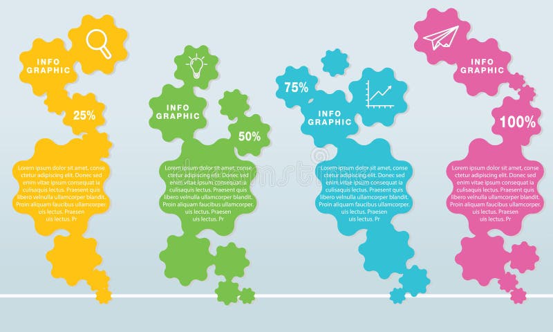 Simple Infographic Design Template Stock Vector - Illustration of idea ...