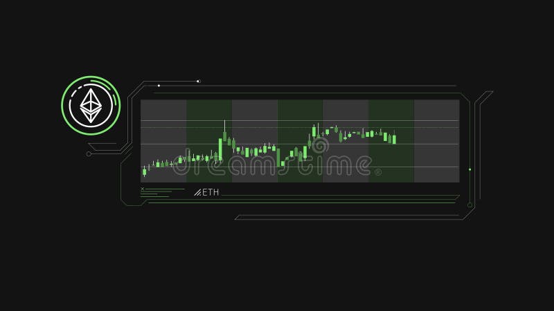 Simple Infographic of Ethereum Growth on Alpha Channel. Stock Video ...
