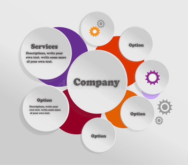 Simple Infographic Presentation Design Stock Illustration ...