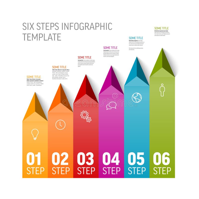 Six Steps Vertical Stock Illustrations – 427 Six Steps Vertical Stock ...