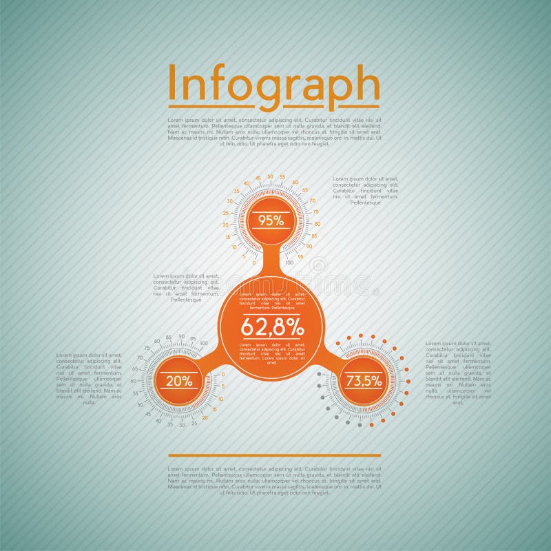 Simple Infographics, Vector Illustration Stock Vector - Illustration of ...