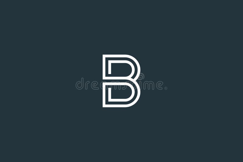 Initial Letter B Logo Design Vector Template Stock Vector ...