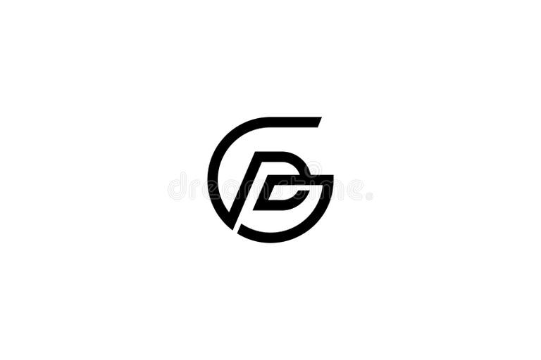 Letter GP or PG Logo Design Vector Stock Vector - Illustration of ...