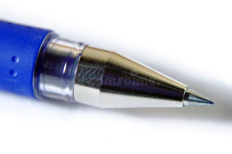 Simple ink pen stock image. Image of metal, equipment, grip - 235521
