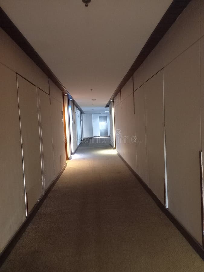 Simple Inner Room from the Hallway To the Private Room Stock Image ...