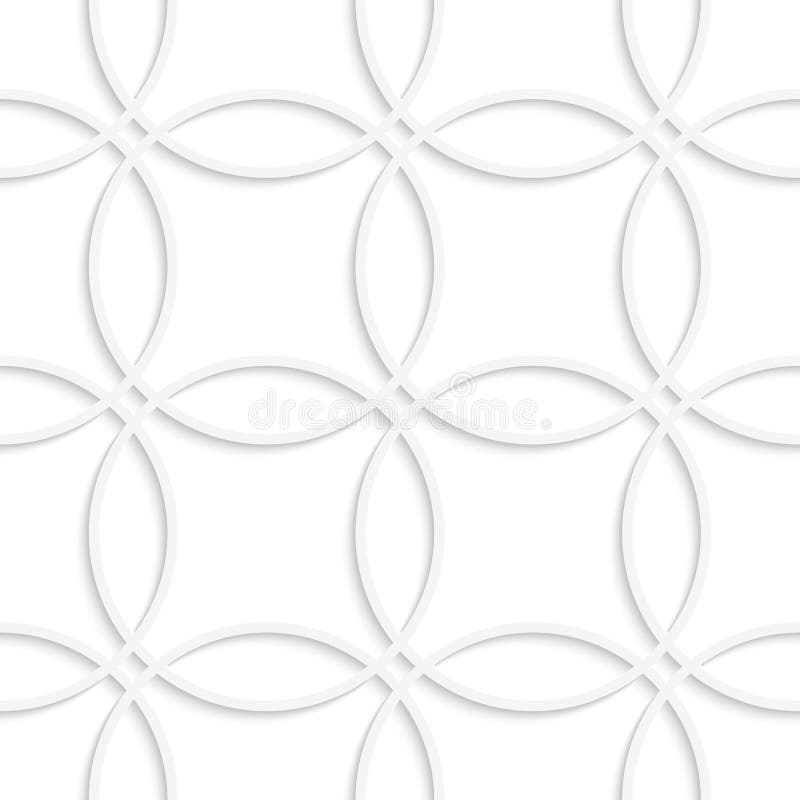 Simple Intersecting Layered Circles Seamless Stock Vector ...