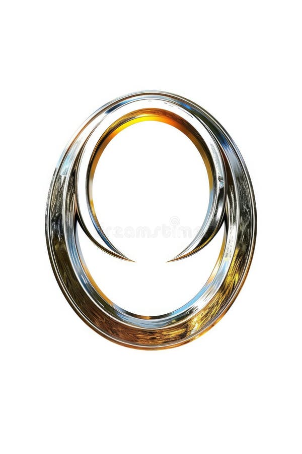 A Simple, Isolated Illustration of a Circular Object with a White ...