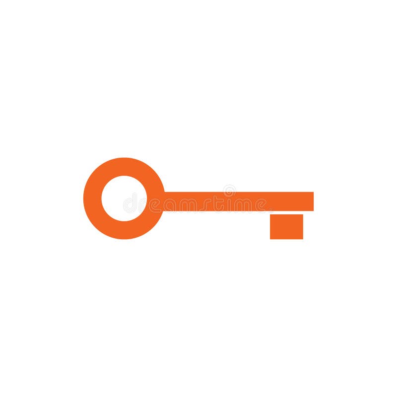 Simple Key Logo Icon Design Vector Template Stock Vector - Illustration ...