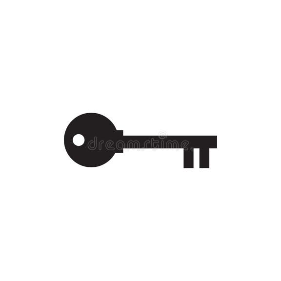 Simple Key Logo Icon Design Vector Template Stock Vector - Illustration ...