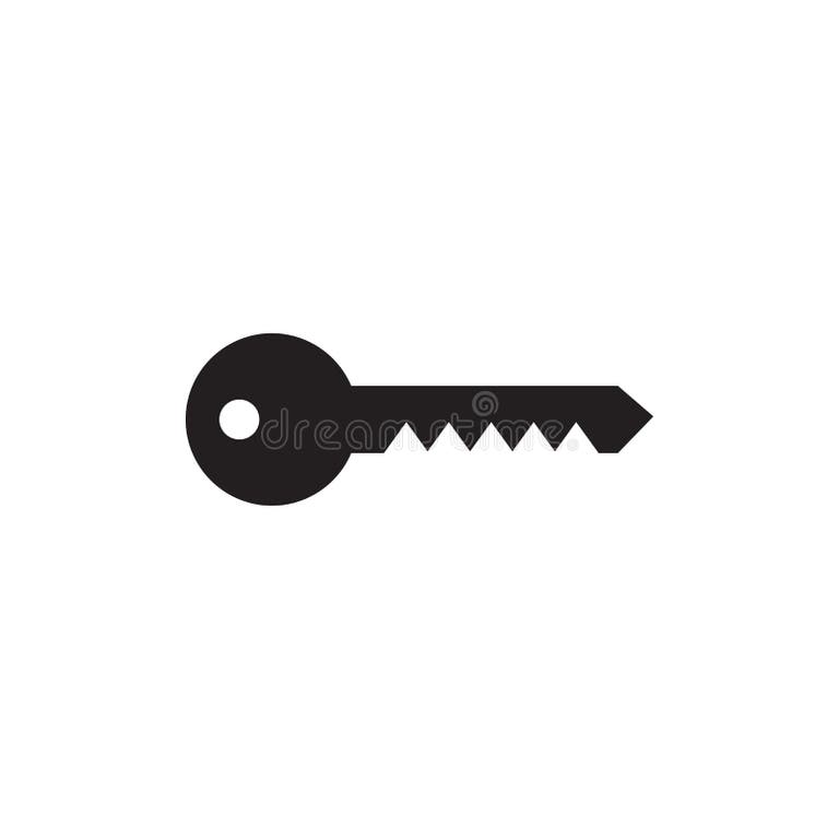 Simple Key Logo Icon Design Vector Template Stock Vector - Illustration ...