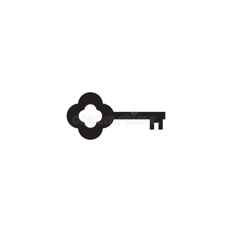 Simple Key Logo Icon Design Vector Template Stock Vector - Illustration ...