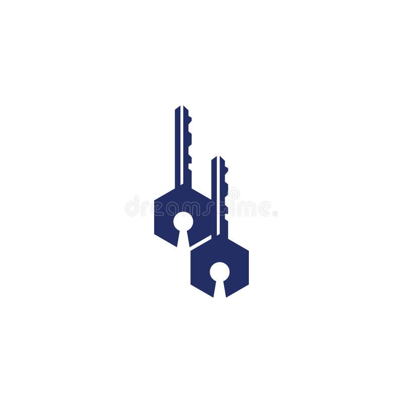 Simple Key Logo Icon Design Vector Template Stock Vector - Illustration ...