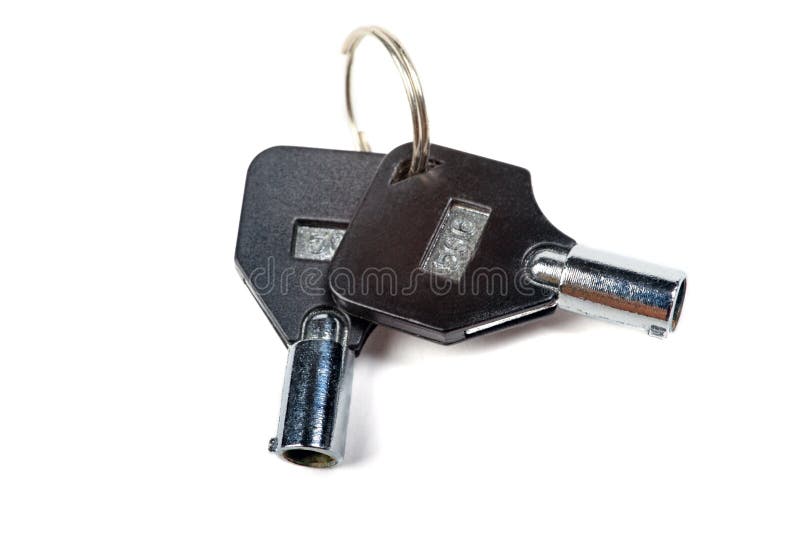 Bunch of keys isolated. stock image. Image of objects - 13336613