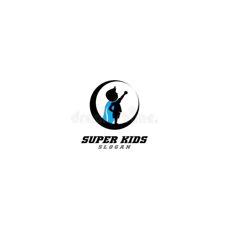 Kids Superhero Logo
