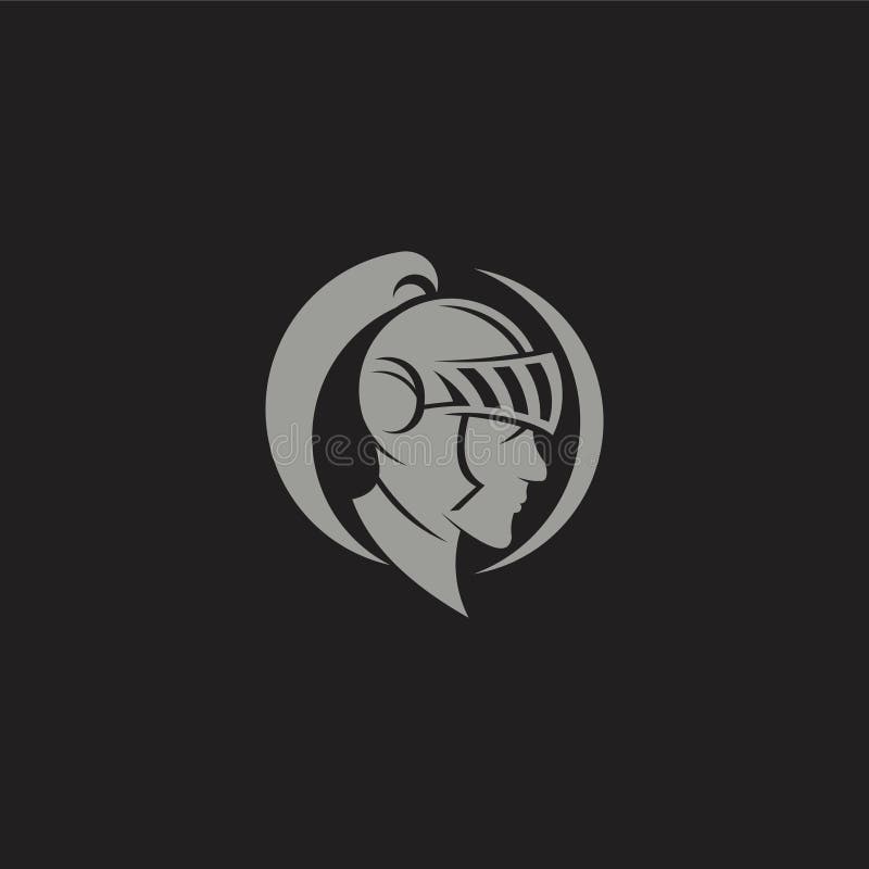 Simple kinght logo stock vector. Illustration of icon - 229741164