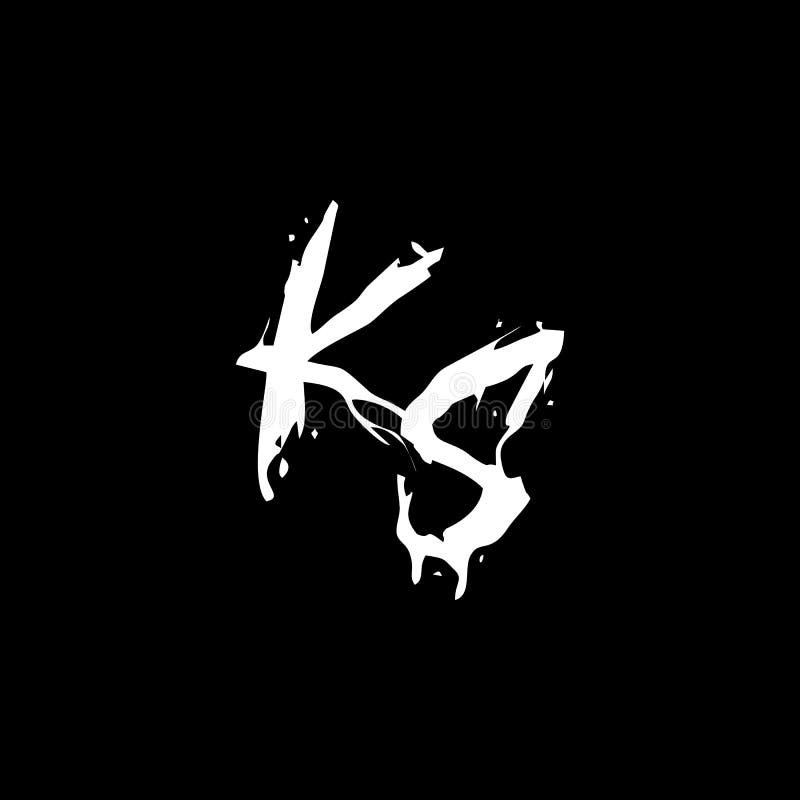 Simple KS Letter Icon Vector Logo Stock Illustration - Illustration of ...