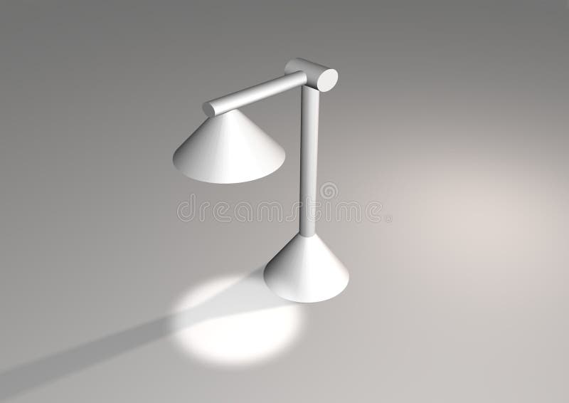 Simple lamp stock illustration. Illustration of basic, simple - 607668