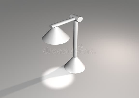 Simple lamp stock illustration. Illustration of basic, simple - 607668