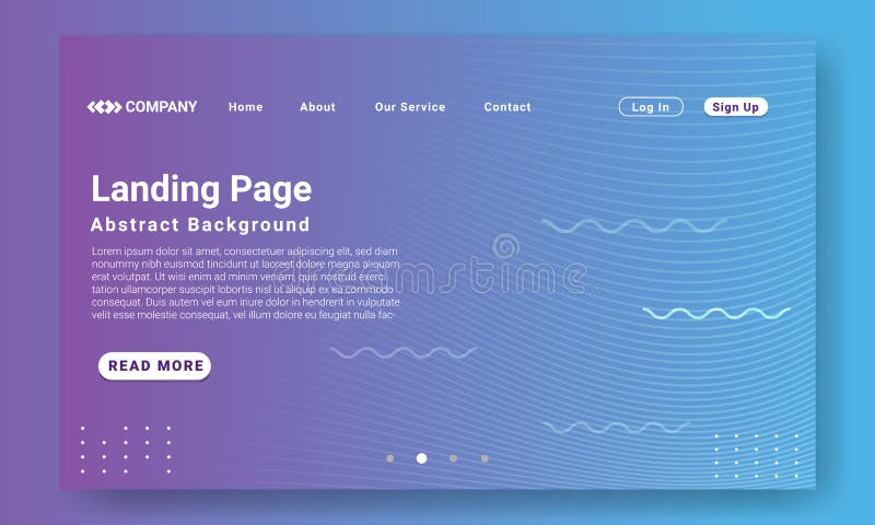 Simple Landing Page Template Design for Education and Business ...