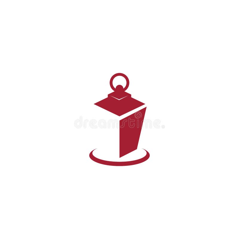Simple Lantern Icon Logo Design Vector Template Illustration Stock ...