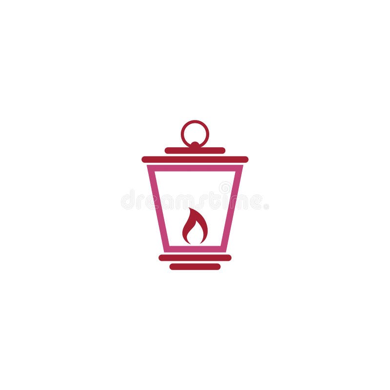 Simple Lantern Icon Logo Design Vector Template Illustration Stock ...