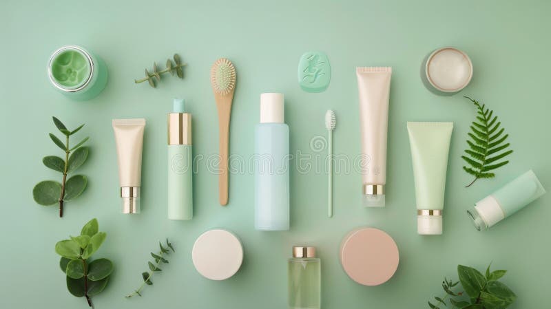 Basic Design of Beauty and Wellness Tools Stock Illustration ...