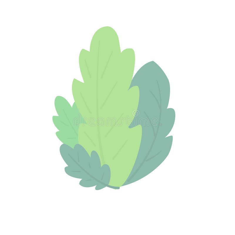 Simple leaf composition stock vector. Illustration of placard - 181387892