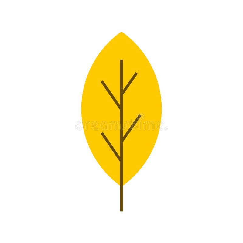Simple leaf icon stock illustration. Illustration of garden - 331194836